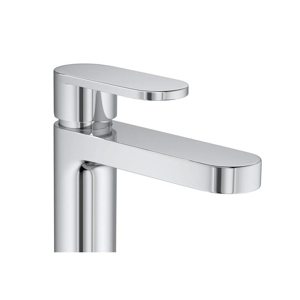 Misturador Monocomando De Mesa Bica Alta Para Lavatório Drop Cromado ...